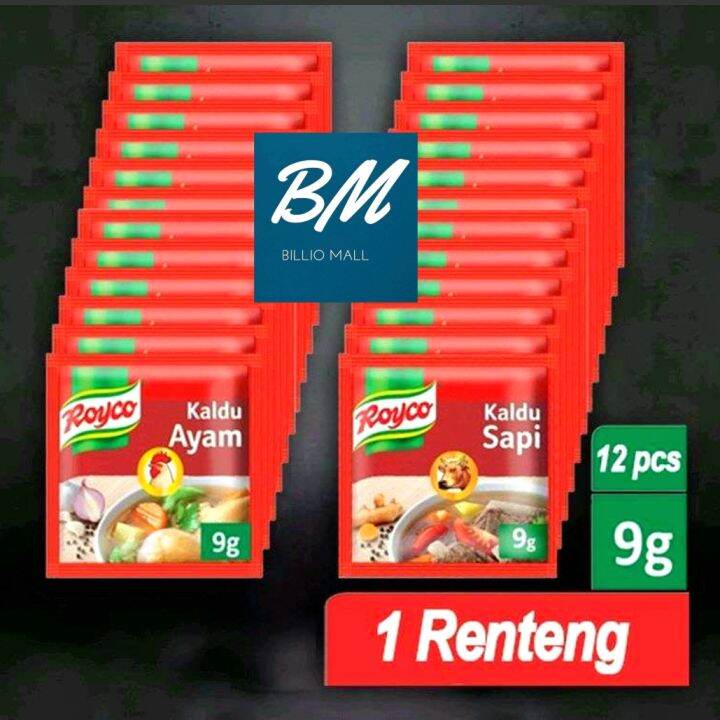 Royco 1 Renceng 12 Sachet Penyedap Rasa (ayam dan sapi) | Lazada Indonesia