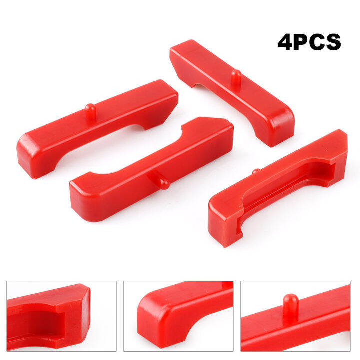 Universal Style Small Block Engined Radiator Isolators 7-1711 Red ...