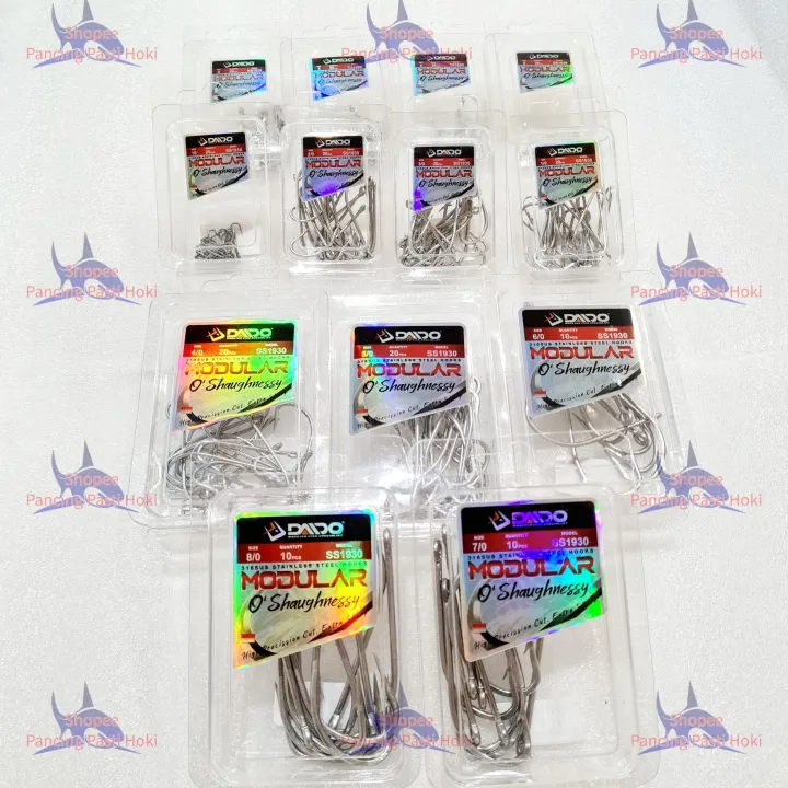 mata pancing DAIDO MODULAR HOOK 1930SS UKURAN 1 SAMPAI 8/0 | Lazada ...