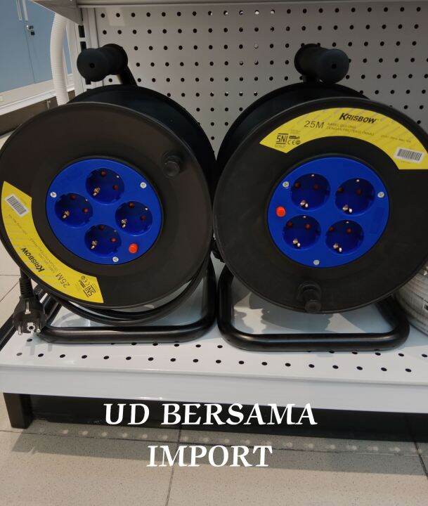 KRISBOW Kabel Roll 25 Mtr Cable Reel/Kabel Olor/Kabel Extension ...