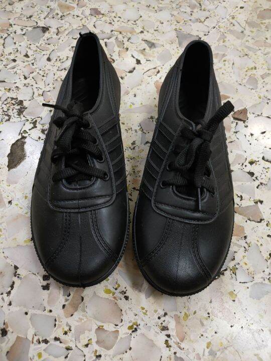 Kasut Getah Hitam (Rubber Shoes) | Lazada