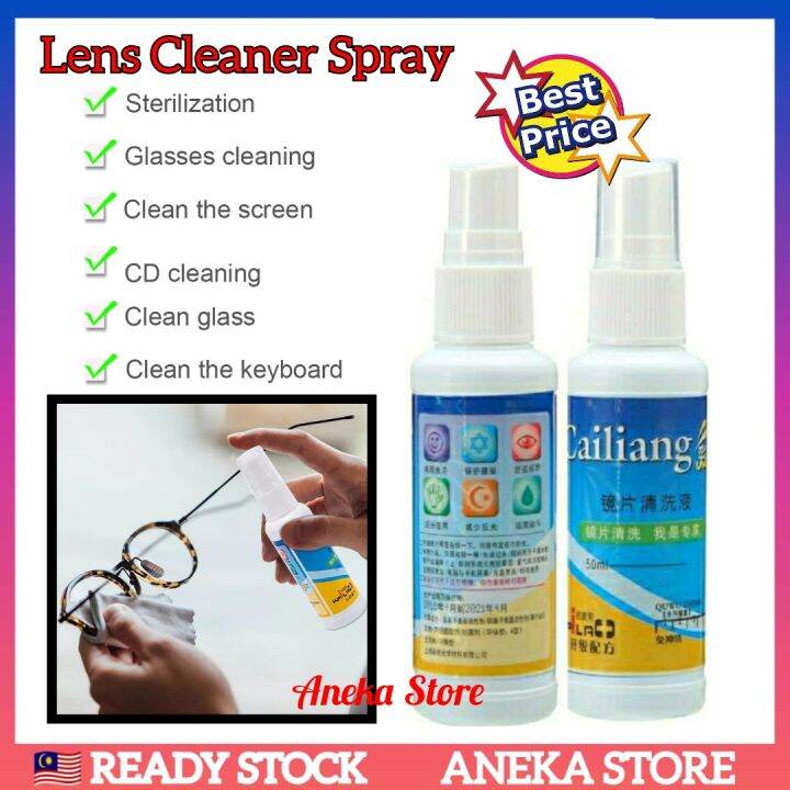 🔥READY STOCK🔥 1ctn Lens Spray Cleaner Eyeglasses Pencuci Pembersih Spek ...