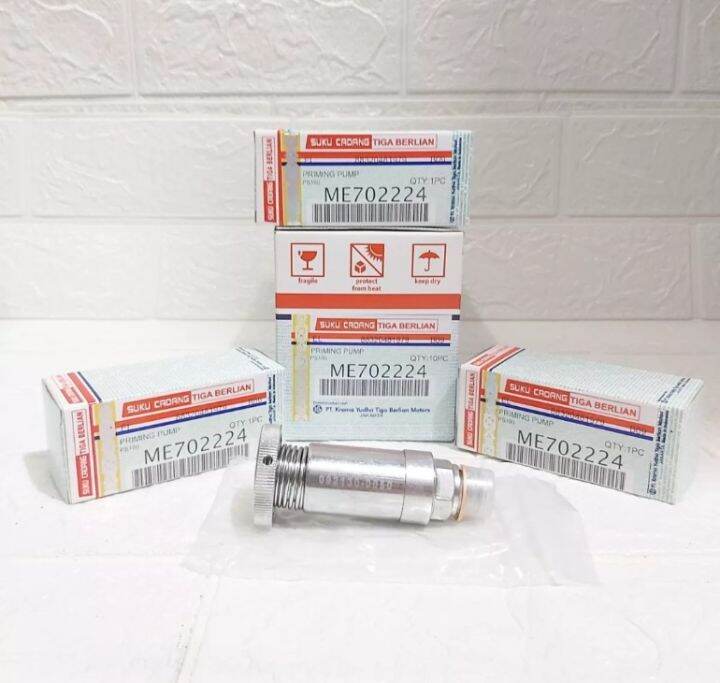 POMPA SOLAR HAND PUMP PRIMING PUMP BESI MOBIL MITSUBISHI PS CANTER PS100 PS120 PS125 TOYOTA DYNA ...
