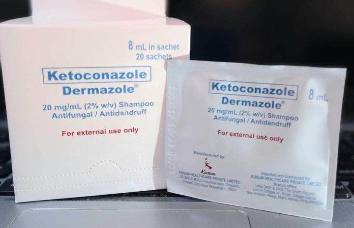 Dermazole Shampoo (Ketoconzaole) Antidandruff/antifungal/tinea ...