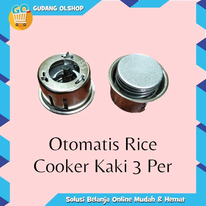 Otomatis Magic Com Rice Cooker Kaki Pin 3 Elemen Thermostat | Lazada ...