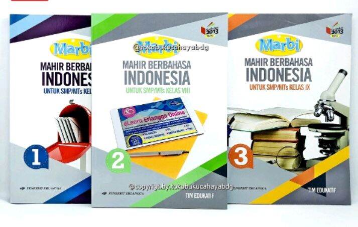 MARBI MAHIR BERBAHASA INDONESIA UNTUK SMP/MTS KELAS 7-8-9 REVISI K13 ERLANGGA | Lazada Indonesia