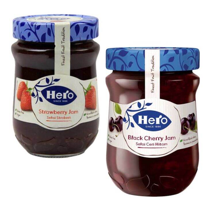 Hero Strawberry/Black Cherry Jam 340g | Lazada PH