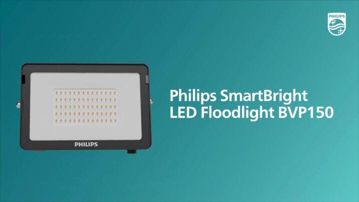 (NEWใหม่) Philips โคมไฟฟลัดไลท์ โคมไฟสปอร์ตไลท์ ฟิลลิปส์ รุ่น BVP150 มี ...