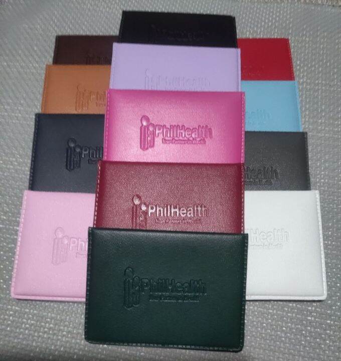 PHILHEALTH ID CARD HOLDER ( GORDON MATERIAL /EMBOSSED LOGO) | Lazada PH