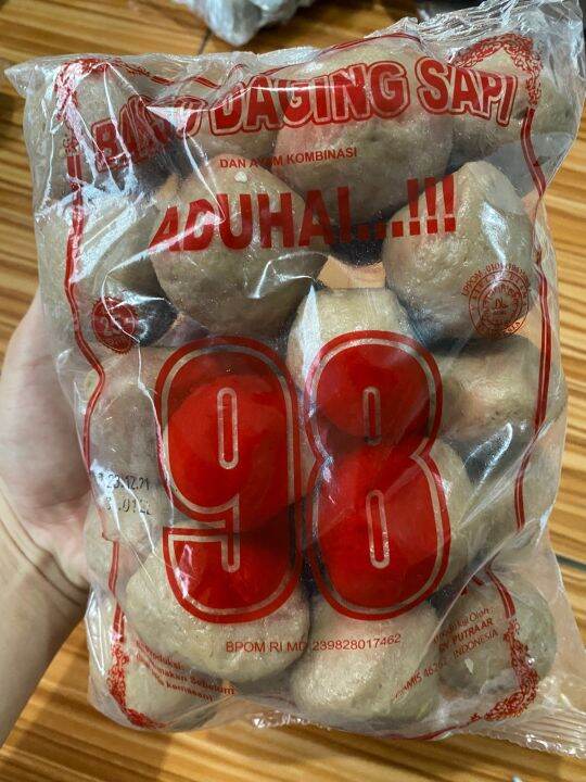 Bakso Baso Sapi Asli Aduhai Isi 25 Biji Gede-gede Termurah COD/Bakso ...