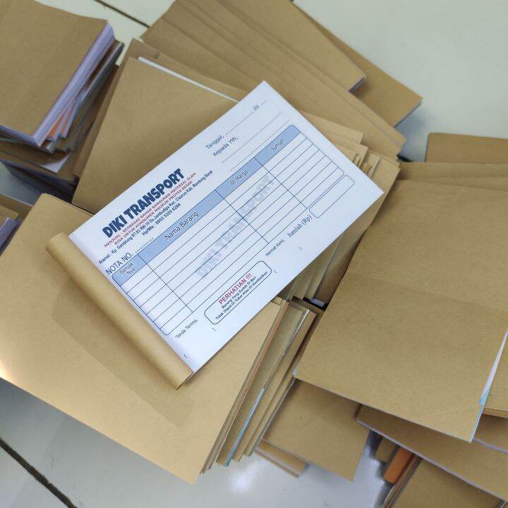 CETAK NOTA CUSTOM 1/4 / NOTA NAMA TOKO SENDIRI (MIN 4 BUKU) / NOTA ...