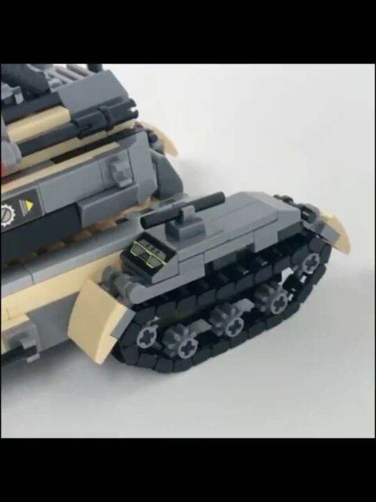 Building Blocks Lego Army Tank Truck 3D Model Educational Toys Gift for ...