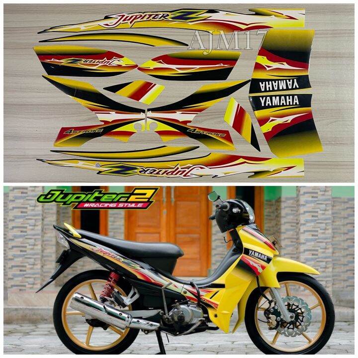 STIKER STRIPING JUPITER Z 2004 KUNING | Lazada Indonesia