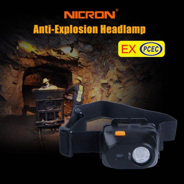 Rechargeable Headlamp, Spot & Flood NICRON EXH90 - Explosion Proof | Lazada Indonesia