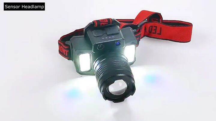 【24h ship】Headlight Flashlight Water Proof Led Rechargeable IPX65 ...