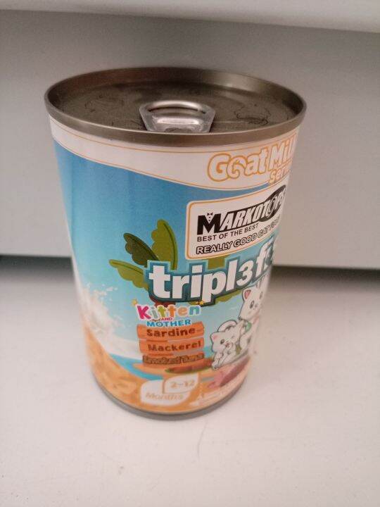 MARKOTOPS TRIPLE FISH KITTEN MOTHER SARDINE MACKEREL SMOKED TUNA KALENG ...