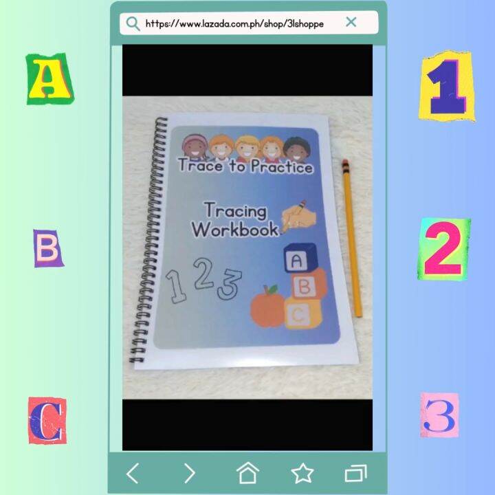 Trace to Practice Tracing Workbook for Kids Pre-K To Kinder Practice ...