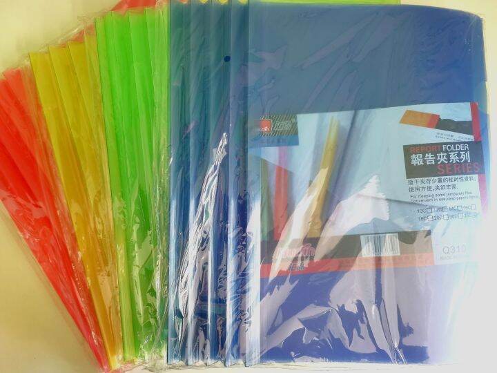A4 Colored Plastic Folder and PVC Slide Stick / File Folder with PVC ...