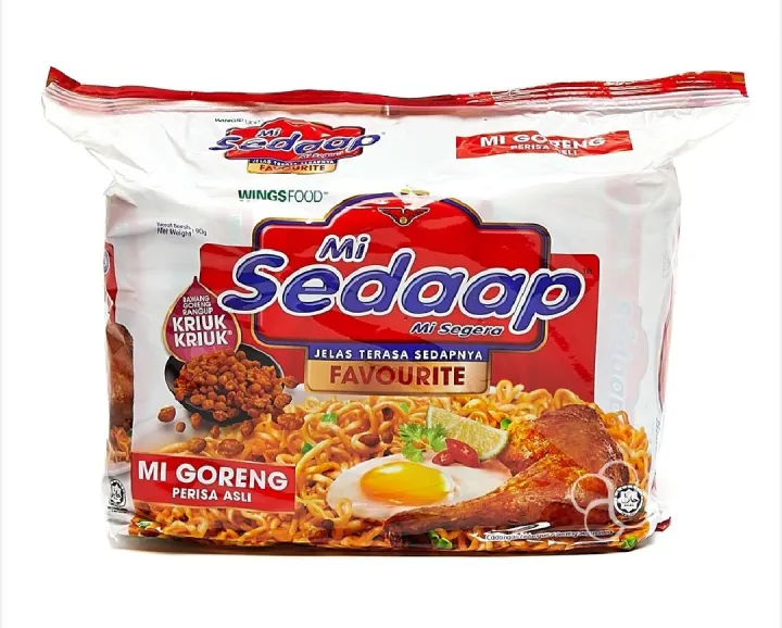 Mi Sedaap Perisa Asli Mi Goreng 5x90g | Lazada PH