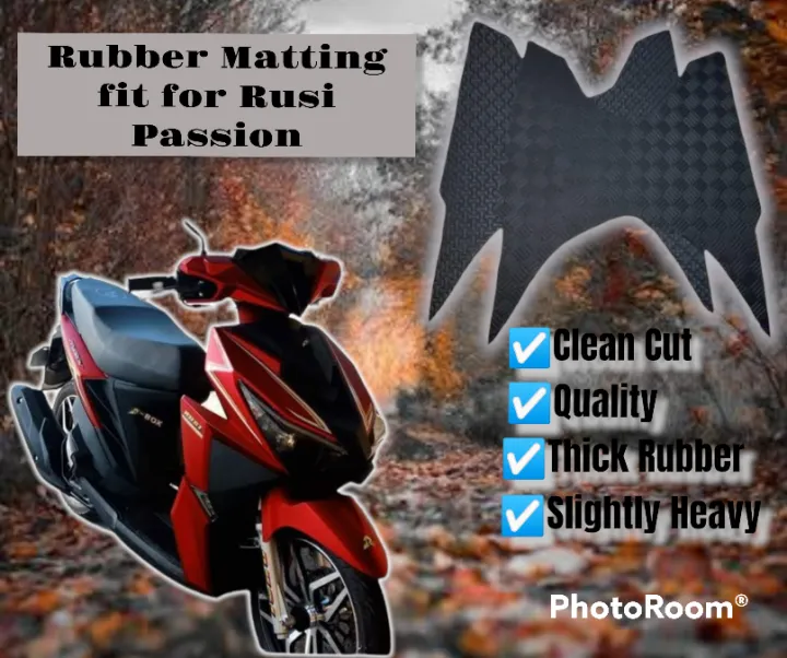 Rubber Matting for Rusi Passion Quality Rubber anti-Slip Foot Rest ...