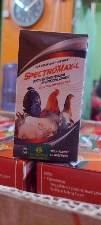 SPECTROMAX-L WITH BROMHEXINE HYDROCHLORIDE 100ML | Lazada PH