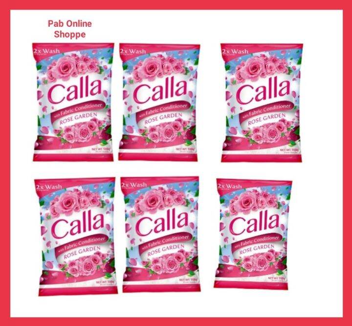 CALLA DETERGENT POWDER | BUNDLE OF 6 X 100GRAMS | ROSE FRESH | SUMMER ...