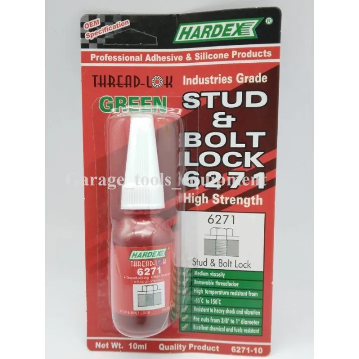 HARDEX Professional Stud & Bolt Lock High Strength 6271-10 | Lazada