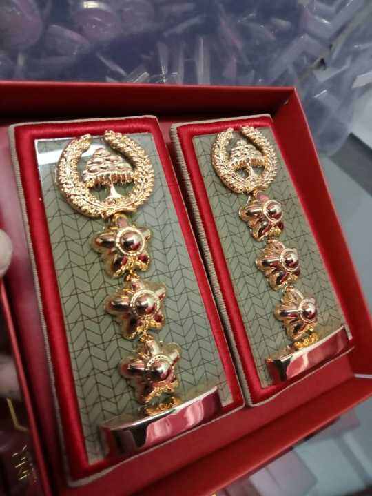 PANGKAT PNS 3D MIKA MOTIF LIS MERAH BORDIR | Lazada Indonesia