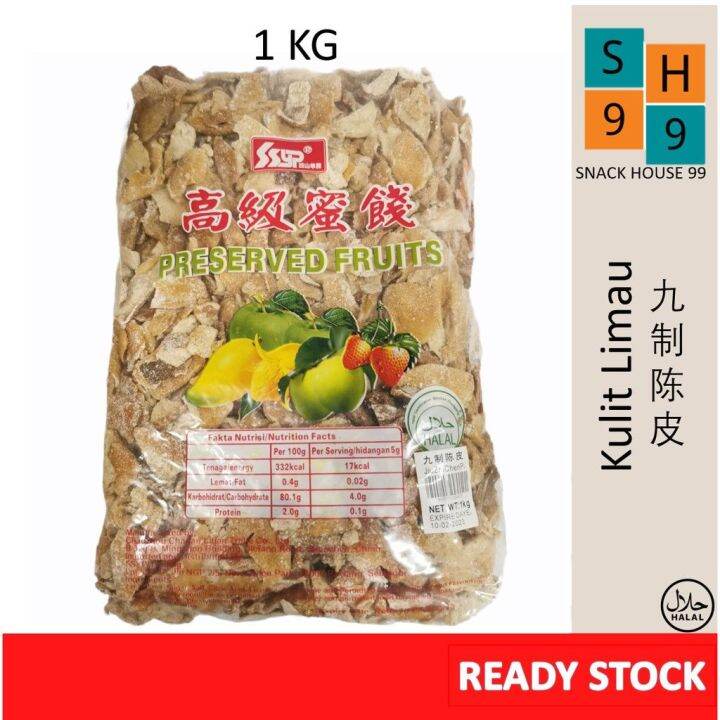 1 kg / 2kg Asam Kulit Limau 九制陈皮【HALAL】【SNACKHOUSE 99】 | Lazada