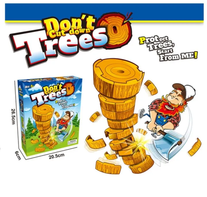T.P.TOYS Don't cut down trees game เกมส์ตัดต้นไม้แต่อย่าให้ตก!! หมุน ...