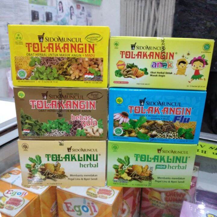[BOX = 5 SASET] Tolak Angin, Tolak Linu, Tolak Angin Flu sidomuncul ...