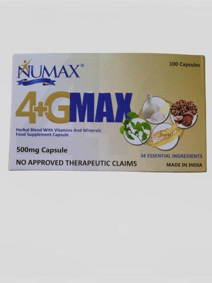 Numax 4+GMax 500mg 100's | Lazada PH