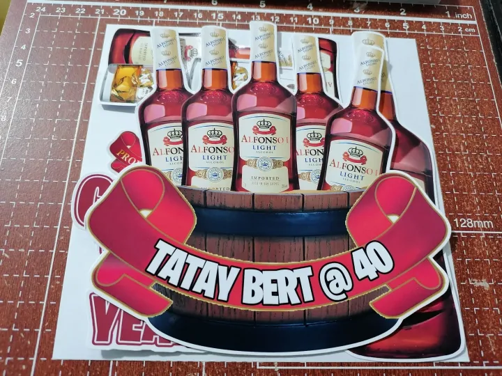 CUSTOMIZED CAKE TOPPERS ALFONSO L!GHT THEME | Lazada PH