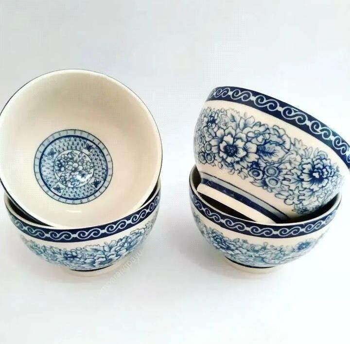 Mangkok keramik china 4 pcs | Lazada Indonesia