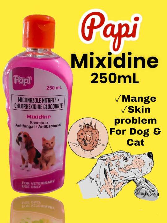 Papi Mixidine Shampoo 250ml For Dogs, Cats and Horse. | Lazada PH