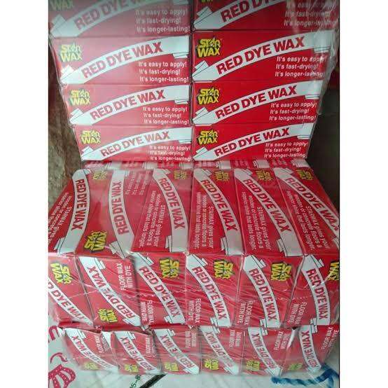 Star Wax RED DYE WAX - Water Proof Floor Wax with Dye 90g Pack of 6 ...