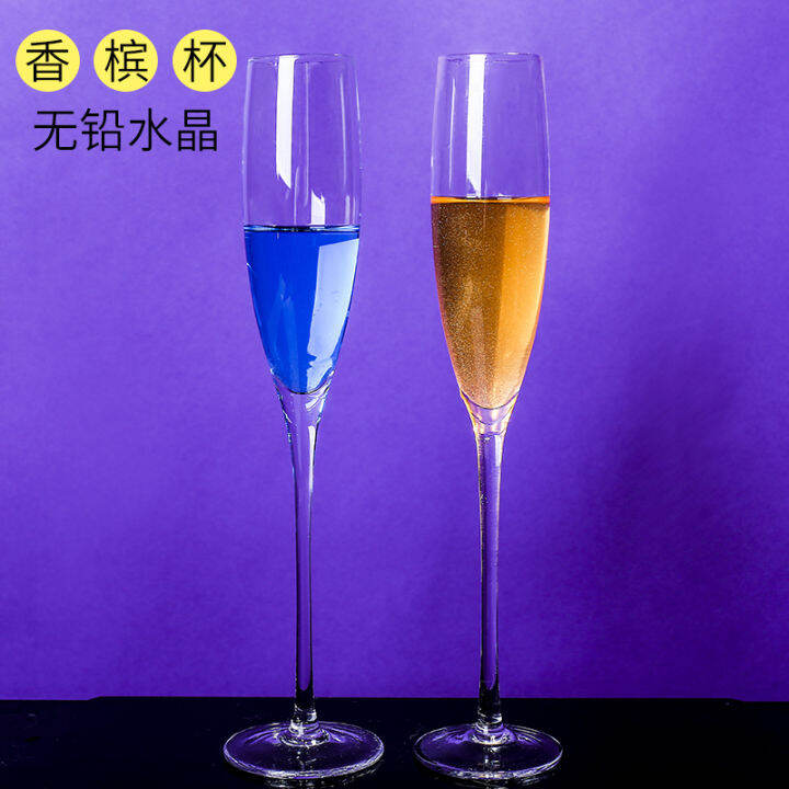 Ly Rượu Sâm Banh Thủy Tinh Pha Lê Ly Chân Cao Không Chì Ly Rượu Vang ...