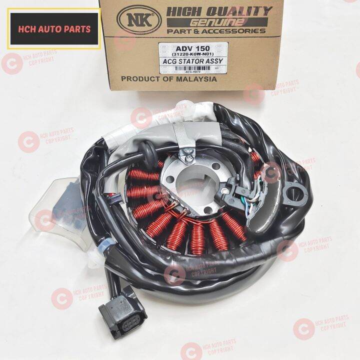 STATOR COIL COMP / FIELD COIL ASSY - HONDA - ADV 150 -K0W - P/NO. 31220 ...
