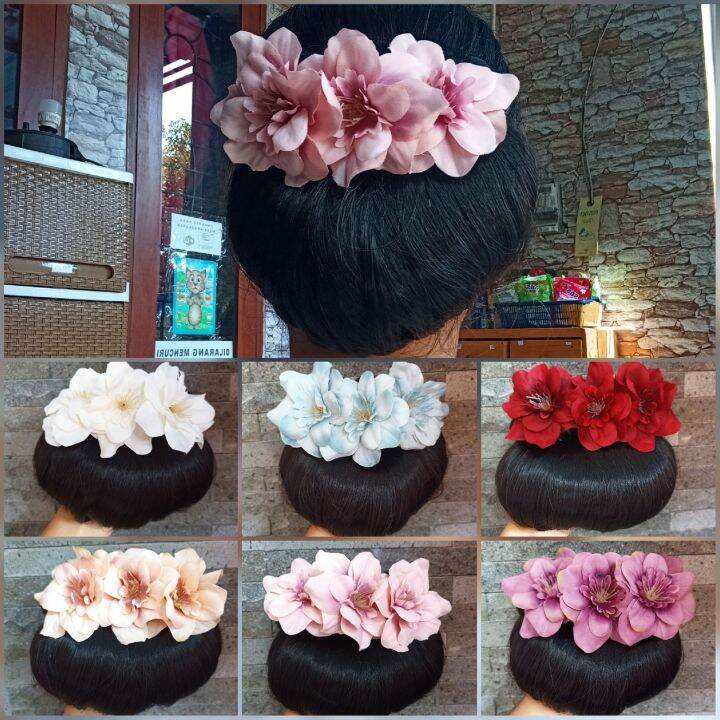 sanggul modern bunga sakura | Lazada Indonesia