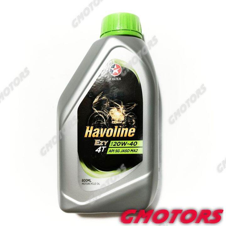Caltex Havoline Motorcycle Oil 800cc 20W-40 | Lazada PH
