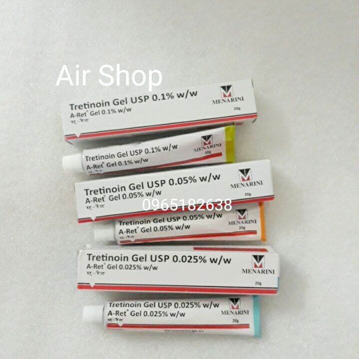 Tretinoin Aret Gel Usp 0.025% 0.05% 0.1% - Gel giảm mụn chống lão hóa ...