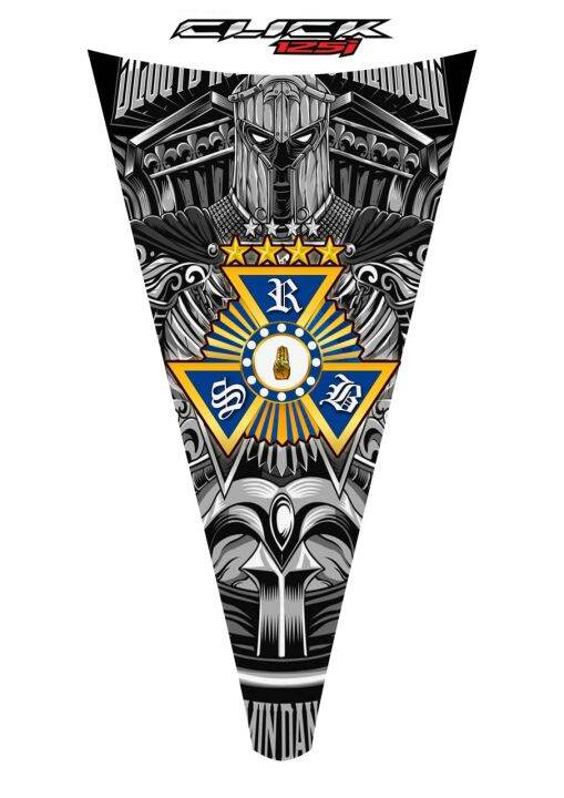 SRB front sticker for Click v2 | Lazada PH