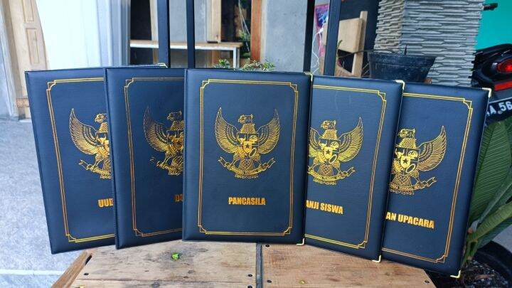 map upacara, sampul upacara, perlengkapan upacara,pancasila,UUD1945,DOA ...