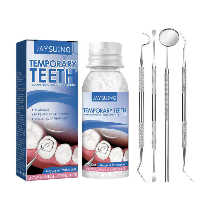 Jaysuing Temporary Teeth Resin Tooth Repair Glue Shapeable Teeth ...
