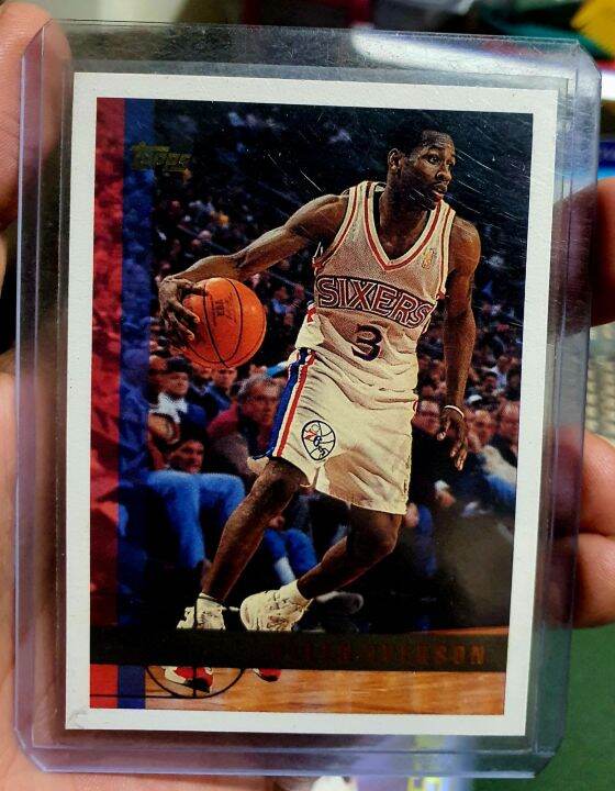 Allen Iverson Topps 1997 Rookie NBA CARD | Lazada PH