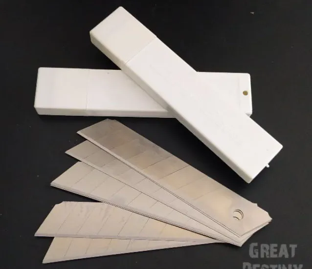 Original Zorro Replacement Cutter Blade Refill [MB-501] 18mm (10pcs ...