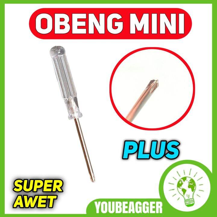 obeng mini Plus | Lazada Indonesia