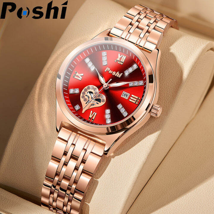 Original POSHI Brand Women’s Watches Fashion Luxury Women Waterproof ...