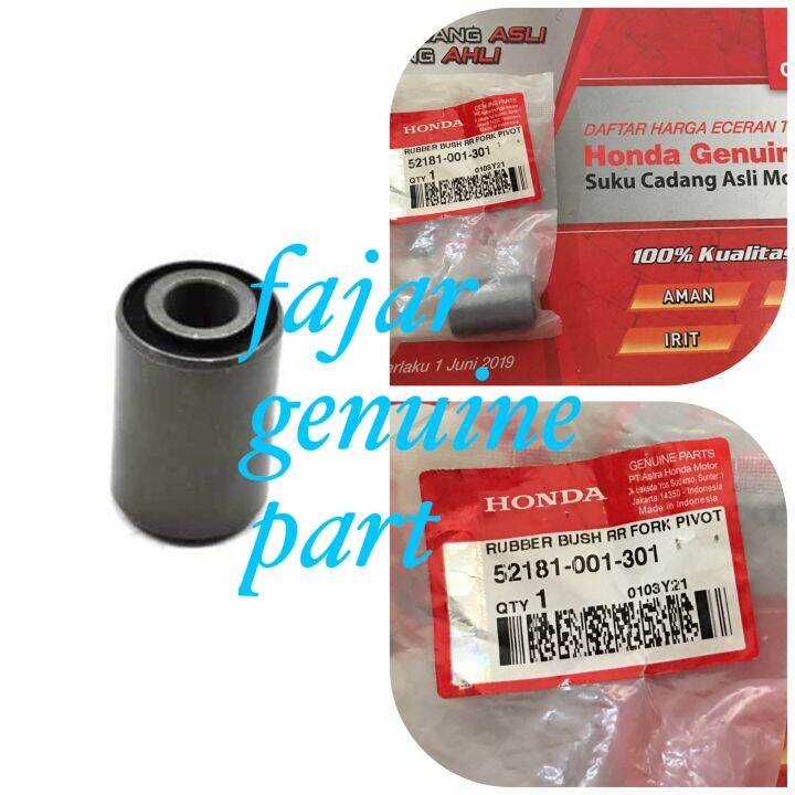Rubber bush rear fork pivot bosh arm grand supra win 52181001301 AHM ...