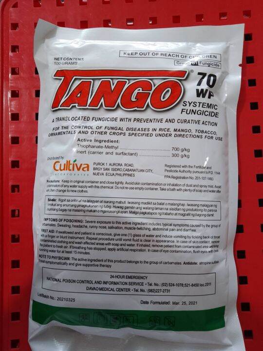 TANGO 70WP SYSTEMIC FUNGICIDE(100GRAMS)BY CULTIVA | Lazada PH